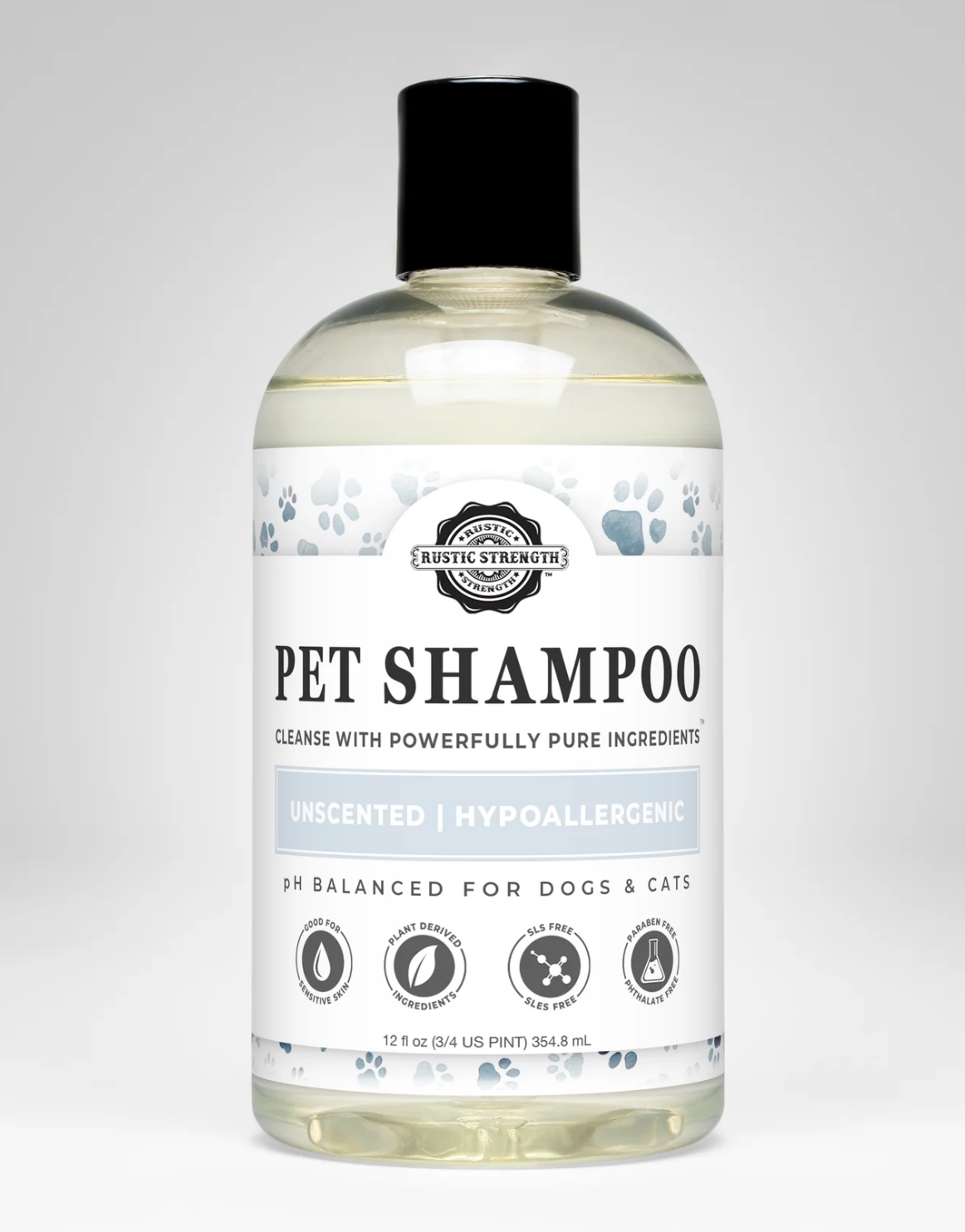 Rustic Strength Pet Shampoo- Unscented | Home Grown